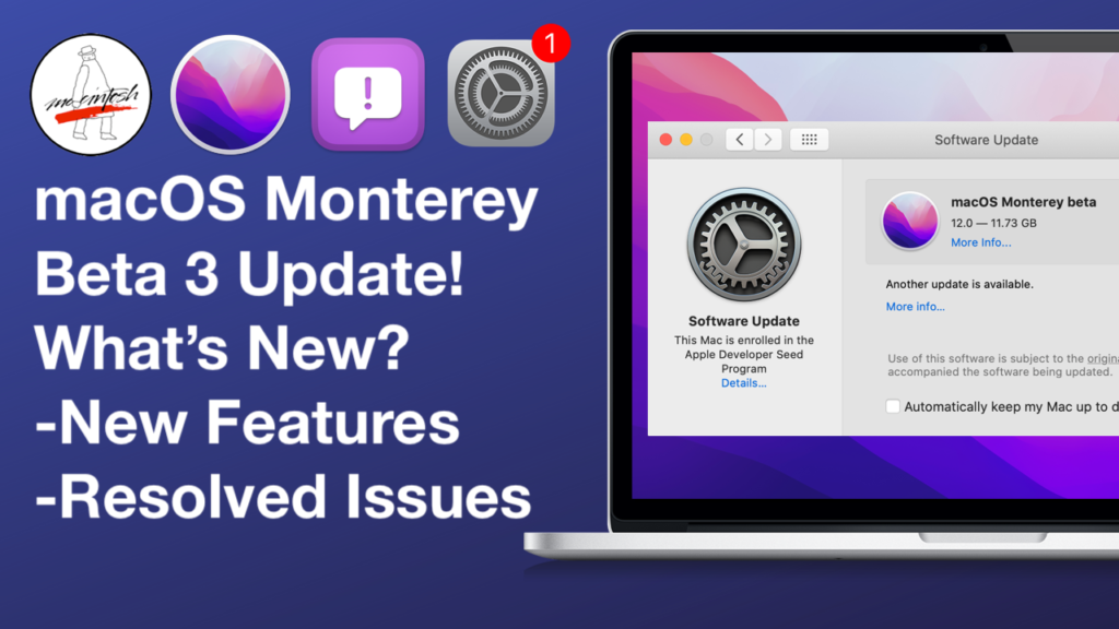 macOS Monterey Beta 3 Update (21A5284e) is Live! What’s New?