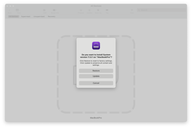 Restore macOS Firmware on an Apple Silicon M1 Mac + Boot to DFU Mode