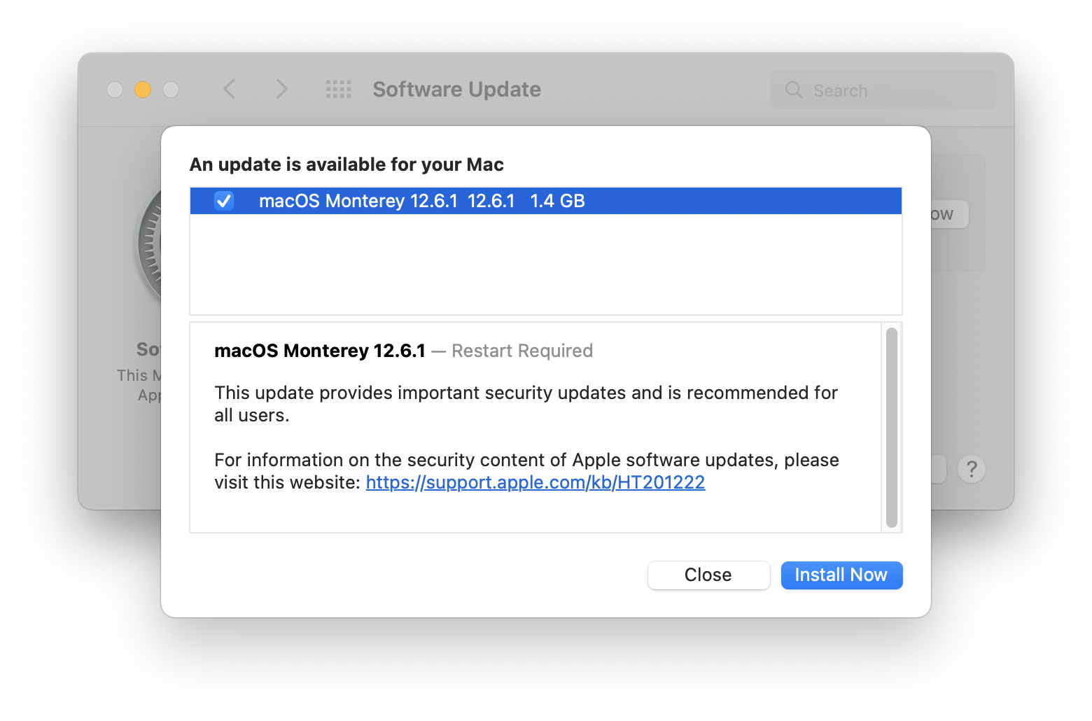 macOS Monterey 12.6.1 Update (21G217) What’s New?